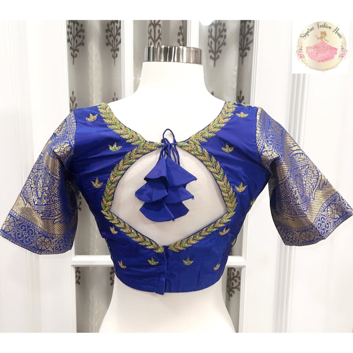 Banarasi Langa Voni Half Saree With Pattu Border in Elegant Combo of ...