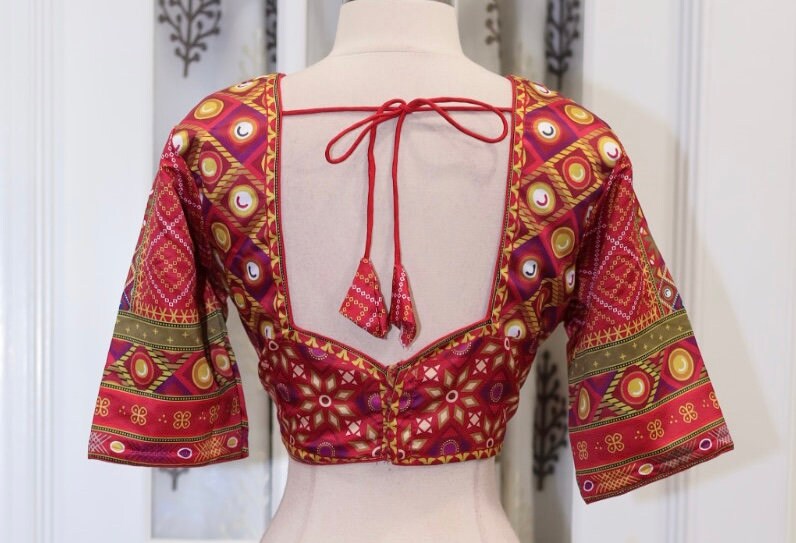 Navratri Chaniya Choli Butter Silk Material Fully Stitched Full Gheera ...