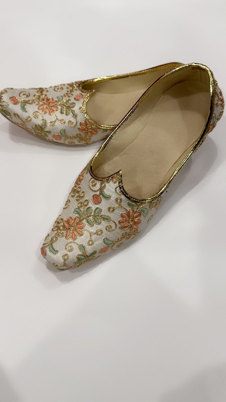 Handmade Indian Wedding Mens Fancy Majori Shoes Jutiya Elegant Looking ...