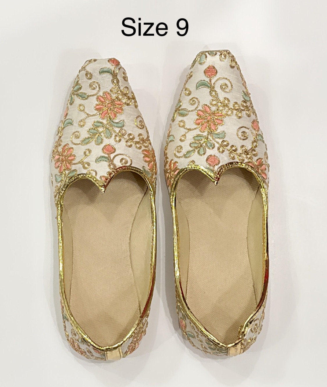 Handmade Indian Wedding Mens Fancy Majori Shoes Jutiya Elegant Looking ...