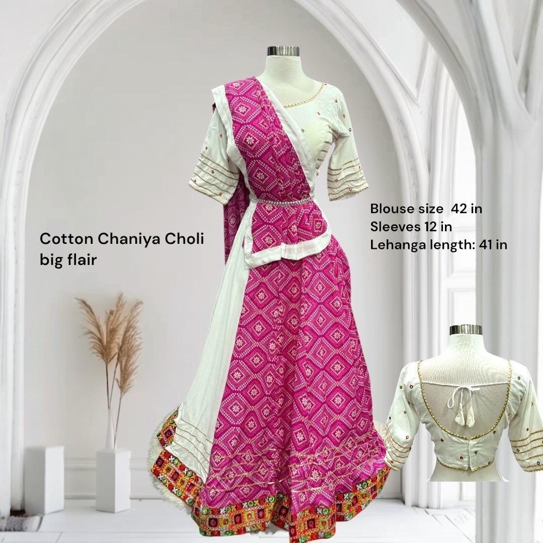 Big Flair Navratri Cotton Chaniya Choli Multicolor Size 42, Big Flair ...