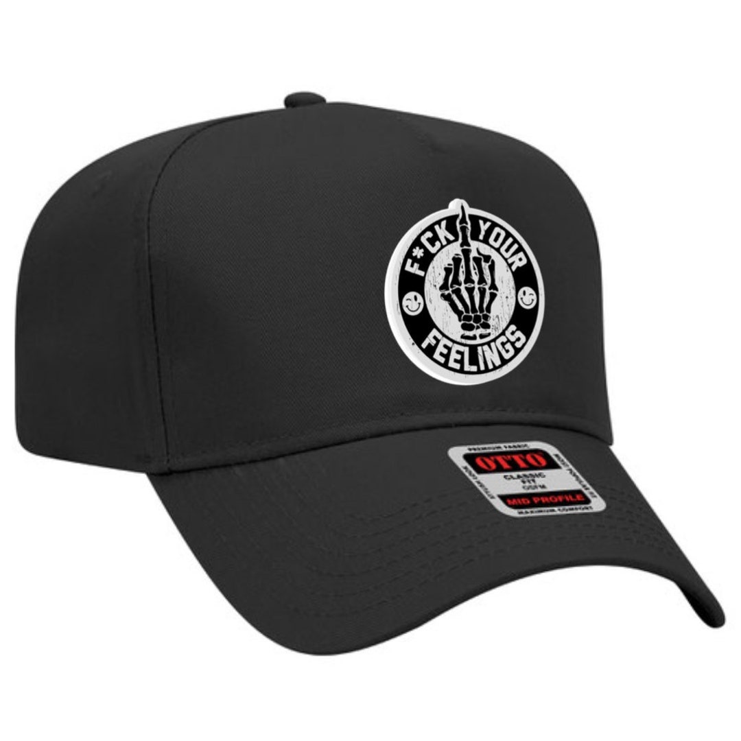 Fck Your Feelings Baseball Cap Hat Snapback Custom Unisex One Size Fits ...