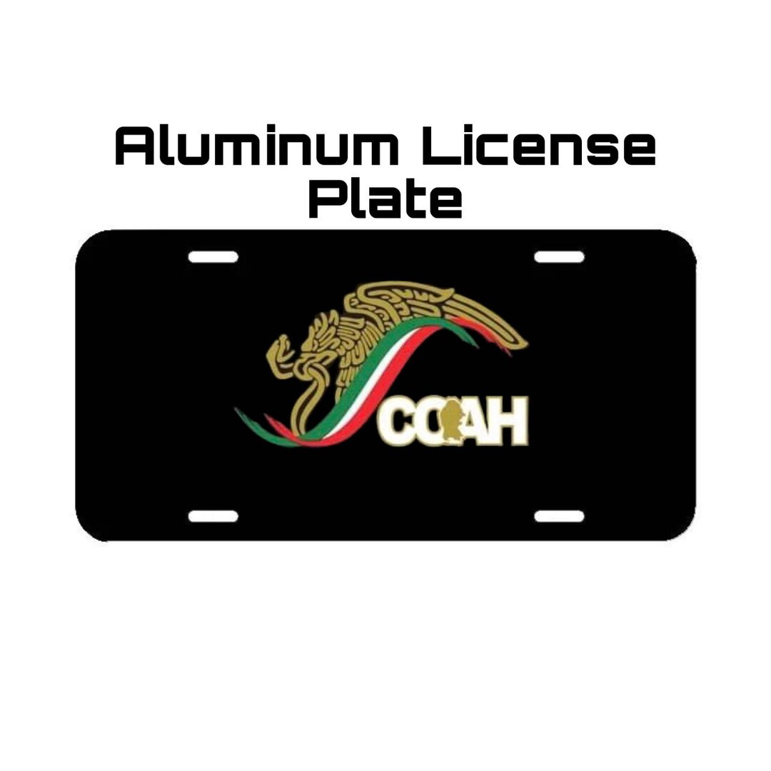 Coahuila COAH Escudo De Mexico Aluminum License Plate - Etsy