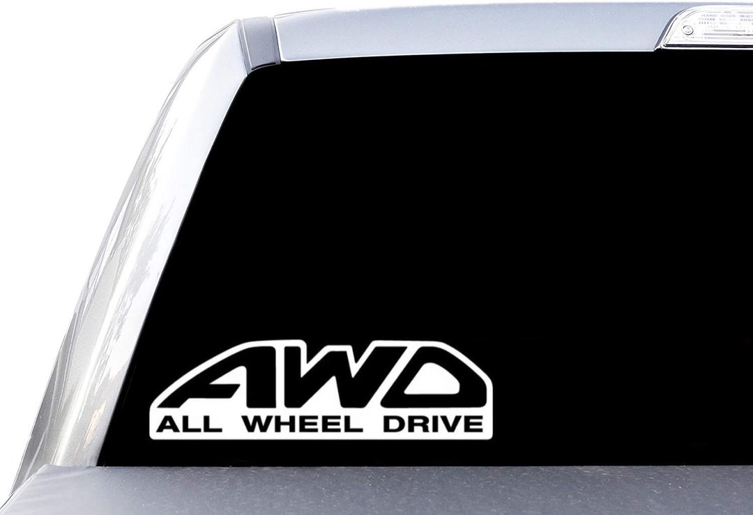 AWD All Wheel Drive Sticker Vinyl Decal - Etsy