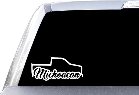 Michoacán Truck Outline Sticker Vinyl Decal - Etsy