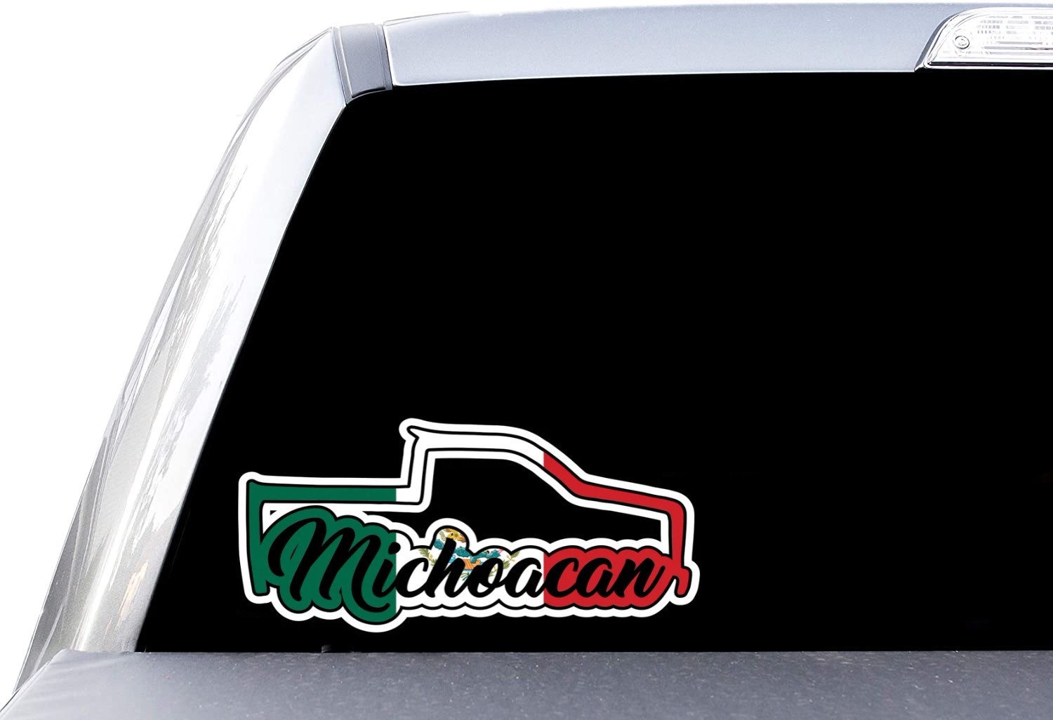 Michoacán Truck Outline Mexican Flag Colors Sticker Vinyl Decal - Etsy