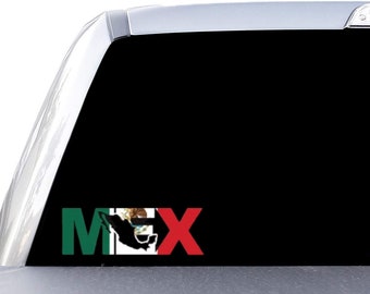 Mexico Flag Skull Vinyl Decal Sticker Truck Car Mexican - Etsy