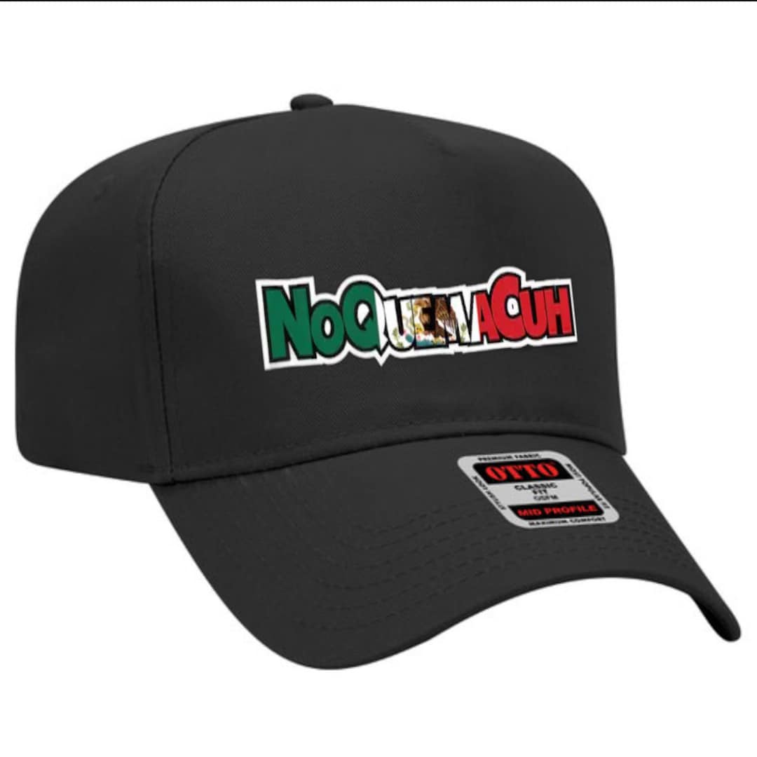 No Quema Cuh Mexico Flag Color Baseball Cap Hat Snapback Custom Unisex ...
