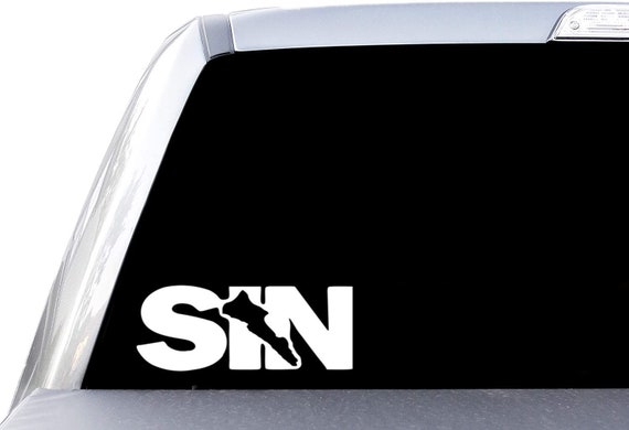 Sinaloa SIN Sticker Vinyl Decal - Etsy
