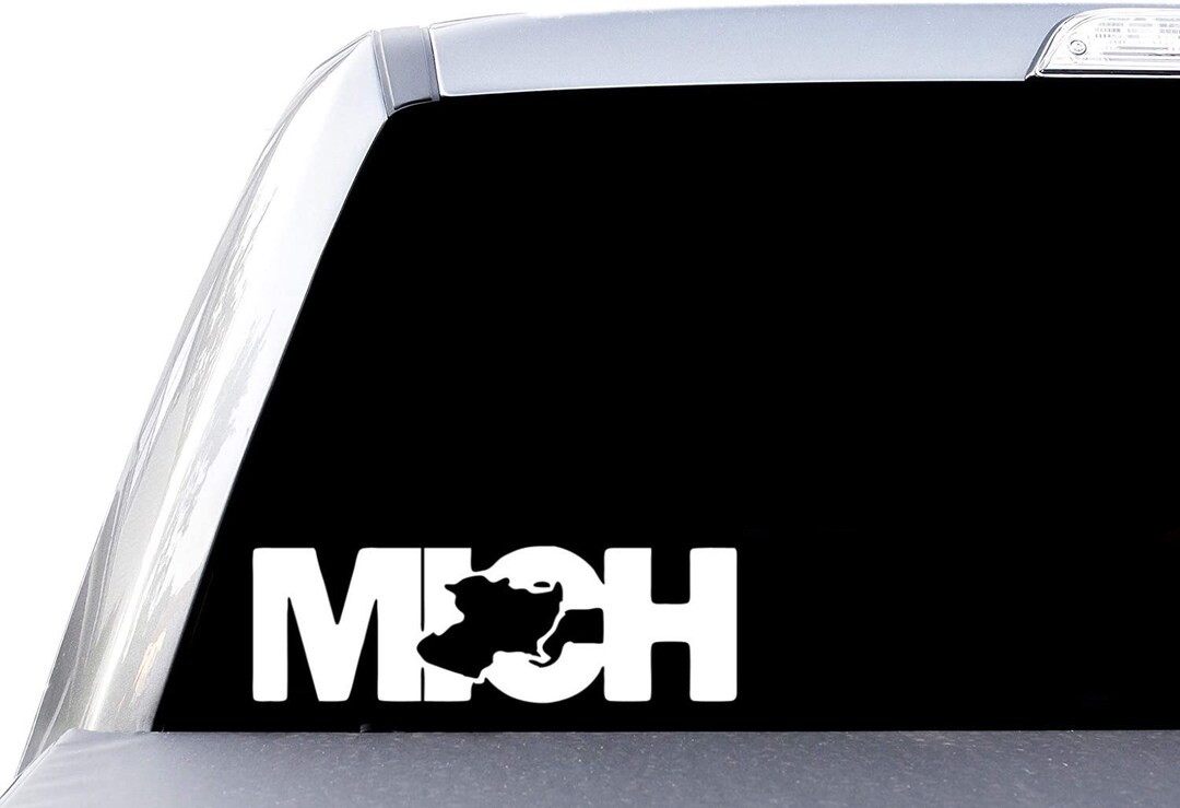 Michoacán ‘MICH’ Mexico State Outdoor Window Vinyl Decal Sticker ...