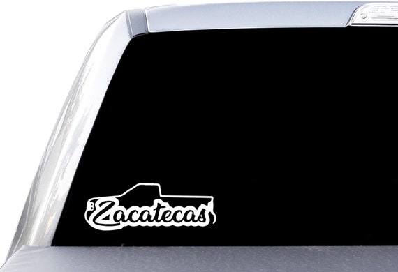 Zacatecas Truck Outline Sticker Vinyl Decal - Etsy