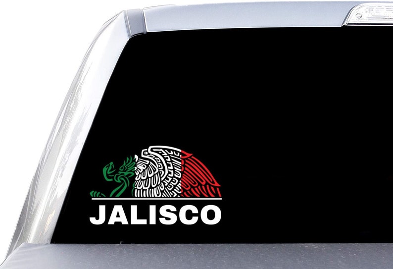 Jalisco Escudo Mexicano Sticker Vinyl Decal - Etsy