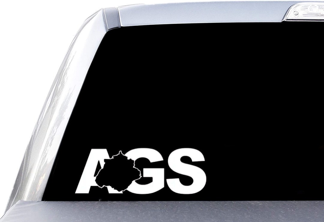 Aguascalientes ‘AGS’ Sticker Vinyl Decal Outdoor Window Decal Sticker ...