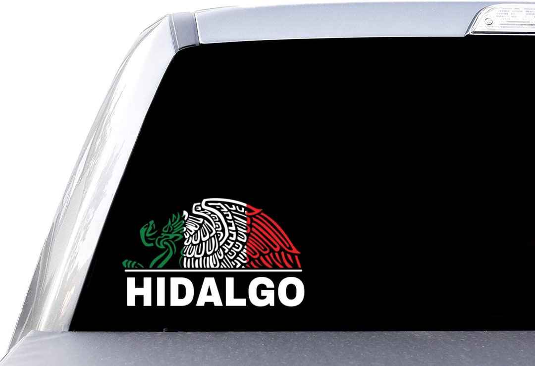 Hidalgo Escudo Mexicano Sticker Vinyl Decal Outdoor Window Decal ...