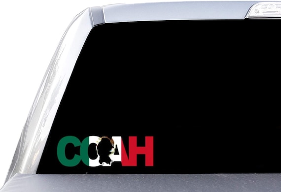 Coahuila COAH Mexican Flag Colors Sticker Vinyl Decal | Etsy