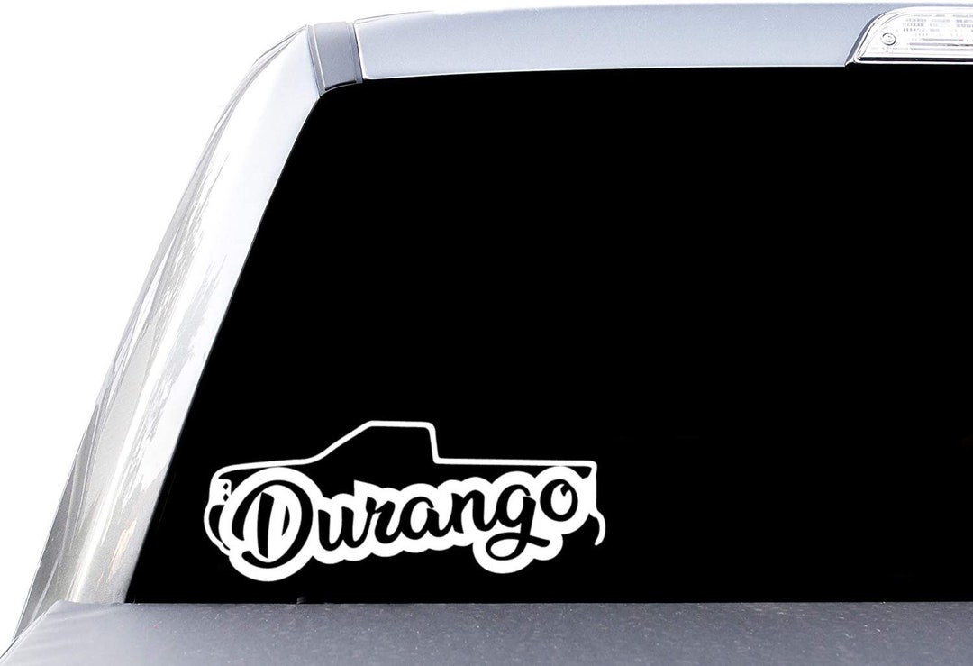 Durango Truck Outline Sticker Vinyl Decal - Etsy