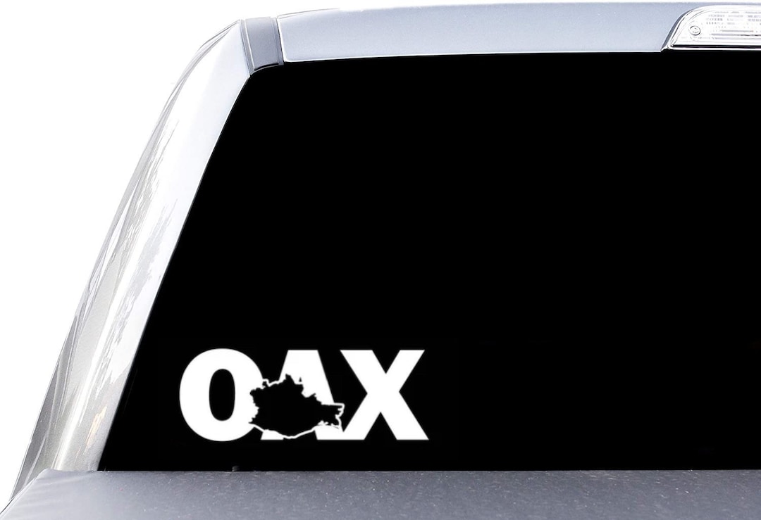 Oaxaca ‘OAX’ Mexico State Outdoor Window Decal Sticker, Laptop Sticker ...