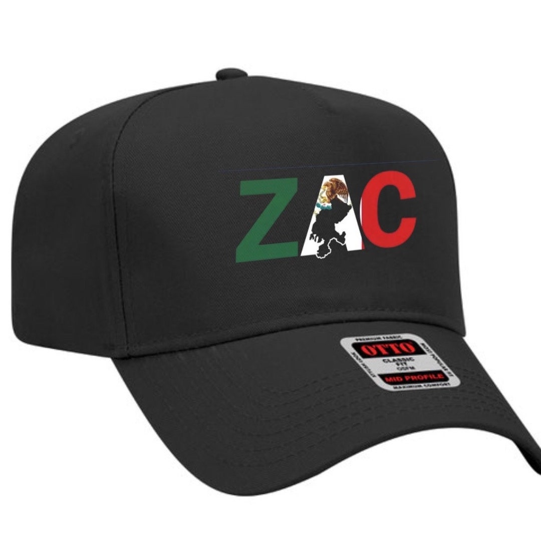 Zacatecas ZAC Mexico Flag Color Baseball Cap Hat Snapback Custom Unisex ...