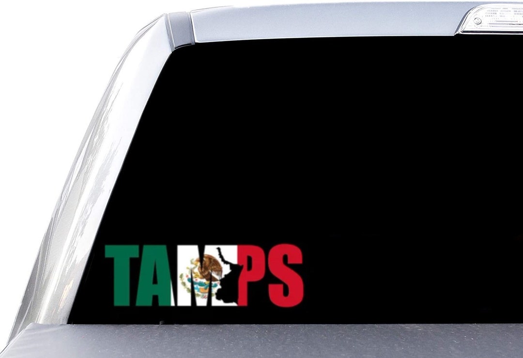 Tamaulipas TAMPS Mexican Flag Colors Sticker Vinyl Decal - Etsy