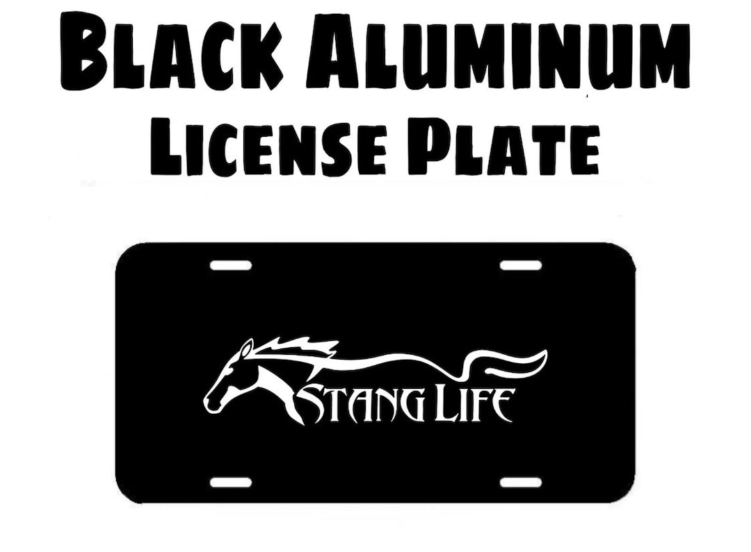 Pony Stang Life License Plate - Etsy