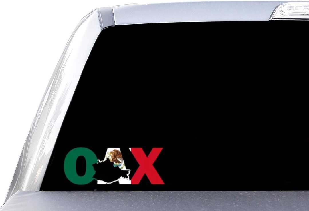 Oaxaca OAX Mexican Flag Colors Sticker Vinyl Decal - Etsy