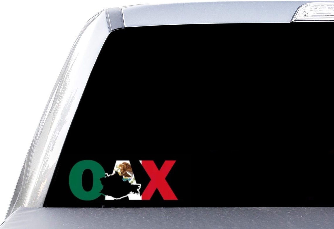 Oaxaca OAX Mexican Flag Colors Sticker Vinyl Decal | Etsy