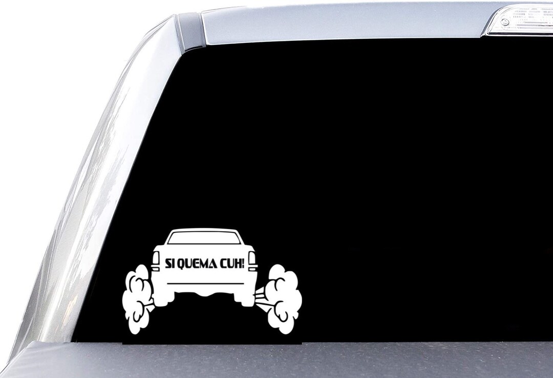 Si Quema Cuh Sticker Vinyl Decal - Etsy