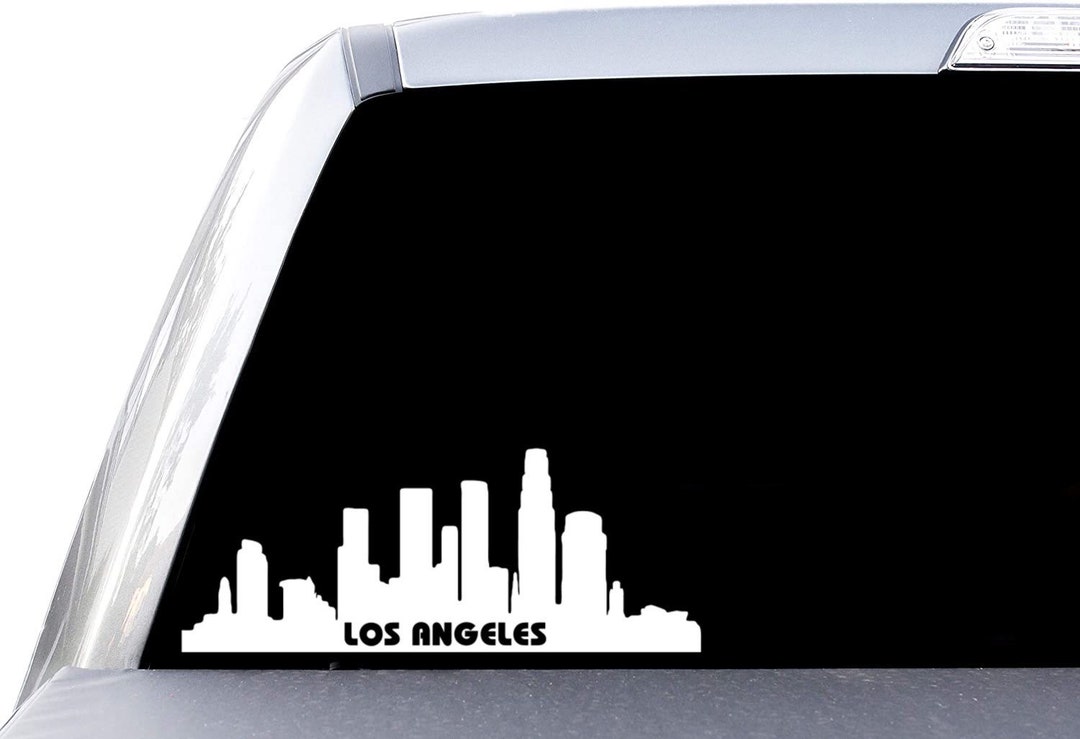 Los Angeles Skyline Sticker Vinyl Decal - Etsy