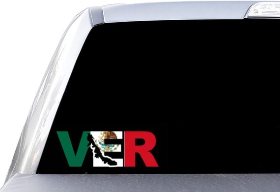 Veracruz VER Mexican Flag Colors Sticker Vinyl Decal - Etsy