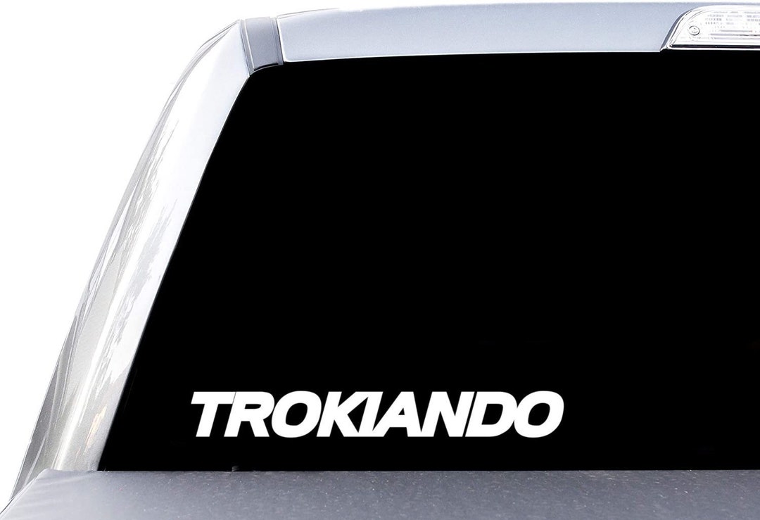 Trokiando Sticker Vinyl Decal - Etsy