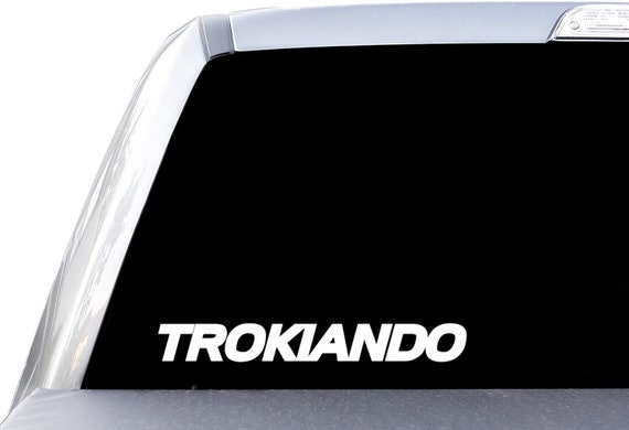 Trokiando Sticker Vinyl Decal - Etsy