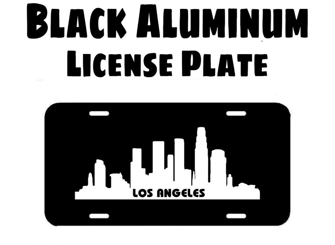 Los Angeles Skyline License Plate - Etsy