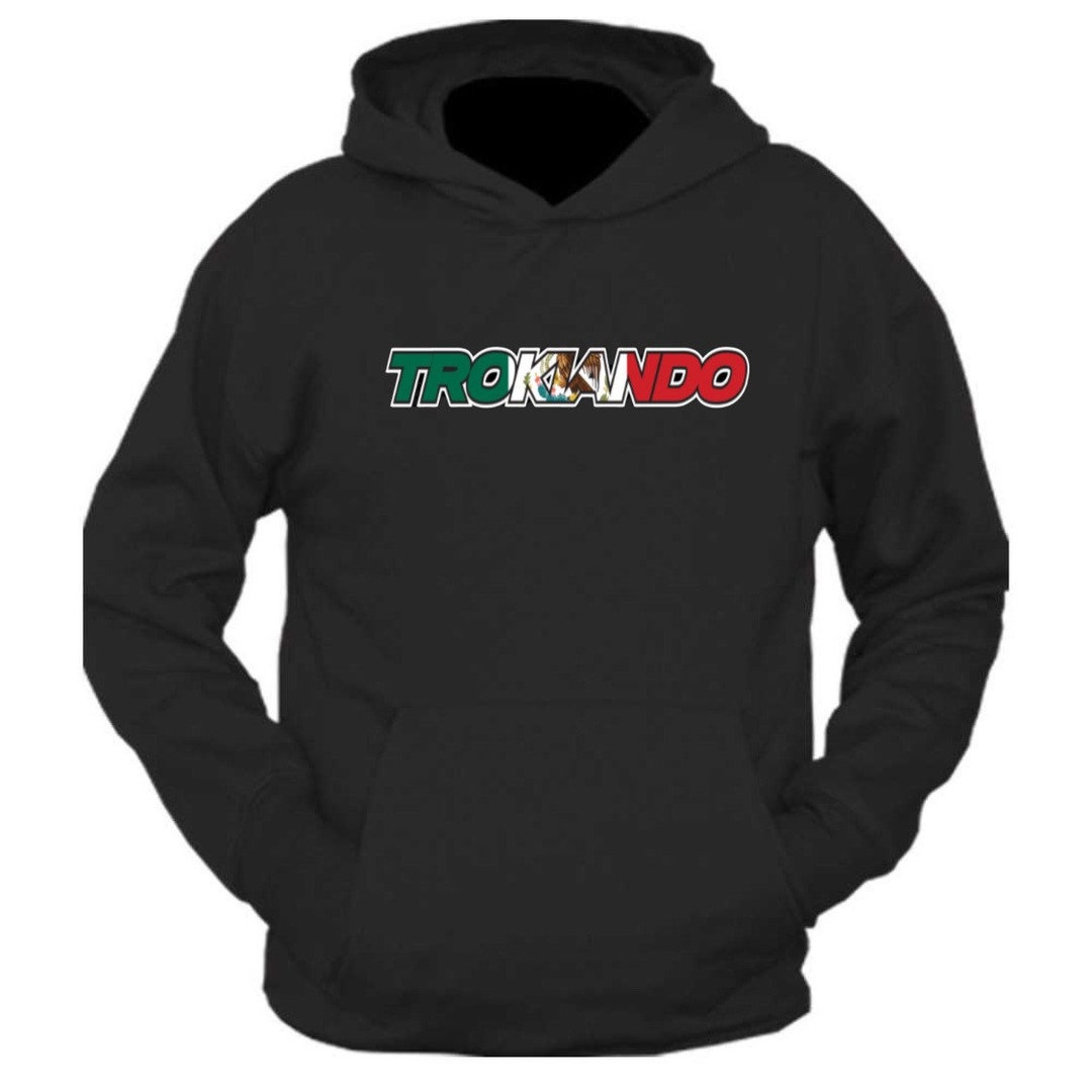 Trokiando Mexican Flag Custom Hoodie Sweater - Etsy