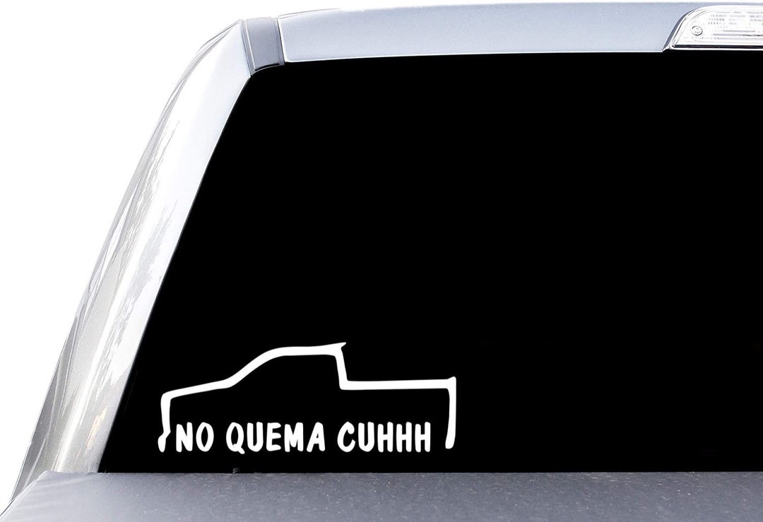 No Quema Cuhhh Sticker Vinyl Decal - Etsy