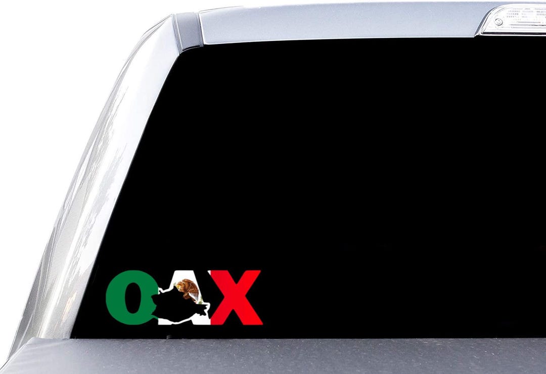 Oaxaca ‘OAX’ Mexico Flag, Mexico State Outdoor Window Decal Sticker ...