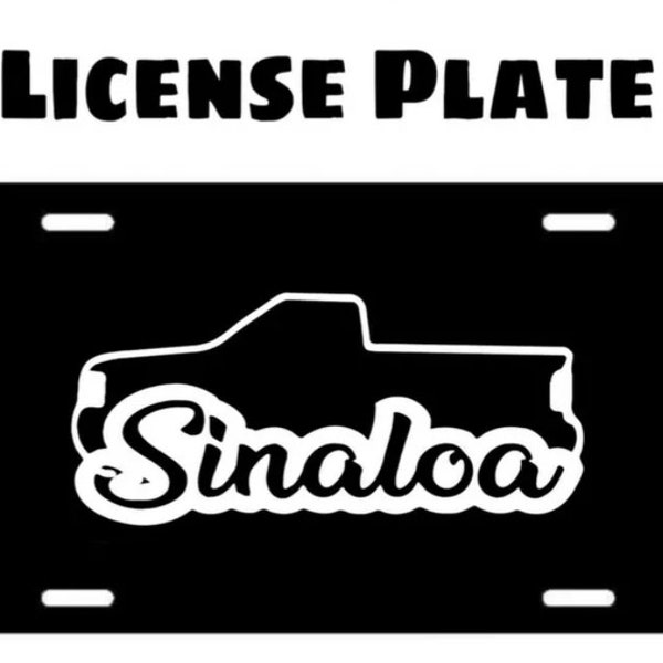 Sinaloa License Plate Svg - Etsy