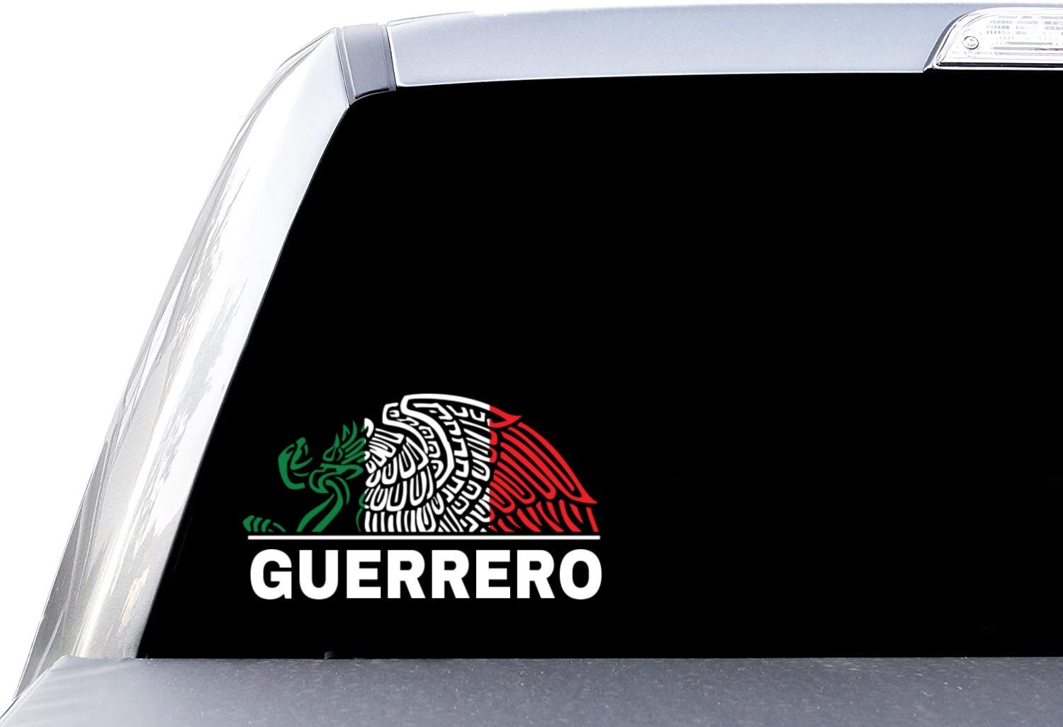 Guerrero Escudo Mexicano Die-cut Window Vinyl Decal Sticker, Bright ...