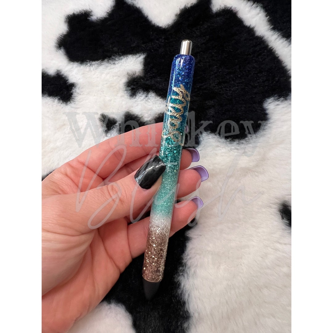 Salty Beach Glitter Pen - Etsy