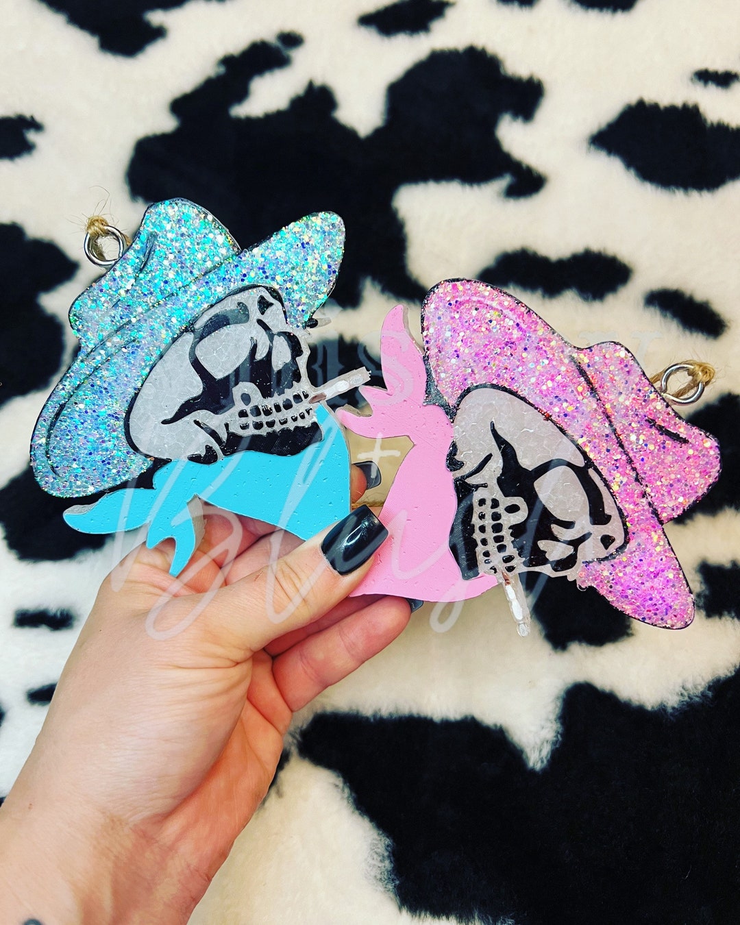 Smokin Skellie Freshie Car Freshie Western Freshie - Etsy