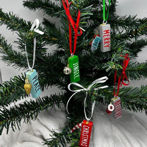 Jenga Christmas Ornaments - Etsy
