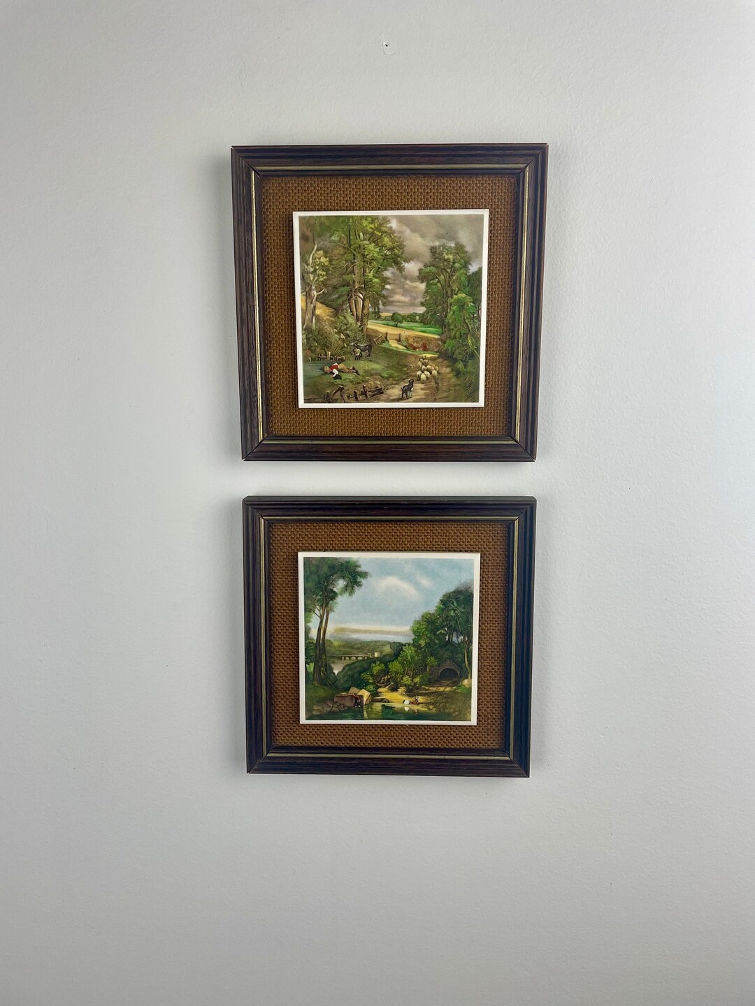 Two Vintage Tile Prints Vintage Wall Art - Etsy