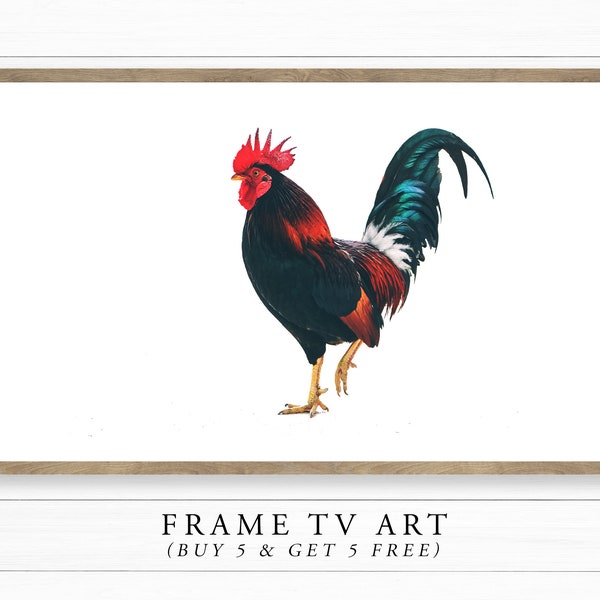 Rooster Framed Art - Etsy