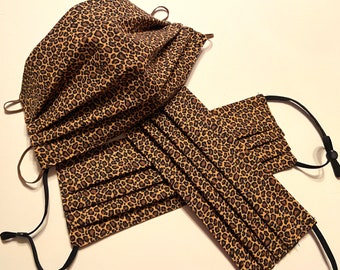 Face Mask Leopard Print Comfortable Breathable Reusable Face - Etsy