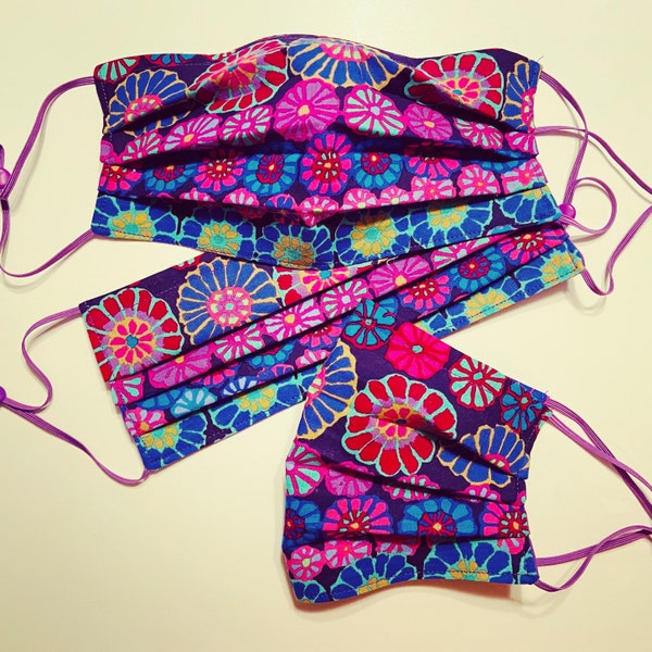 Floral Face Mask - Etsy