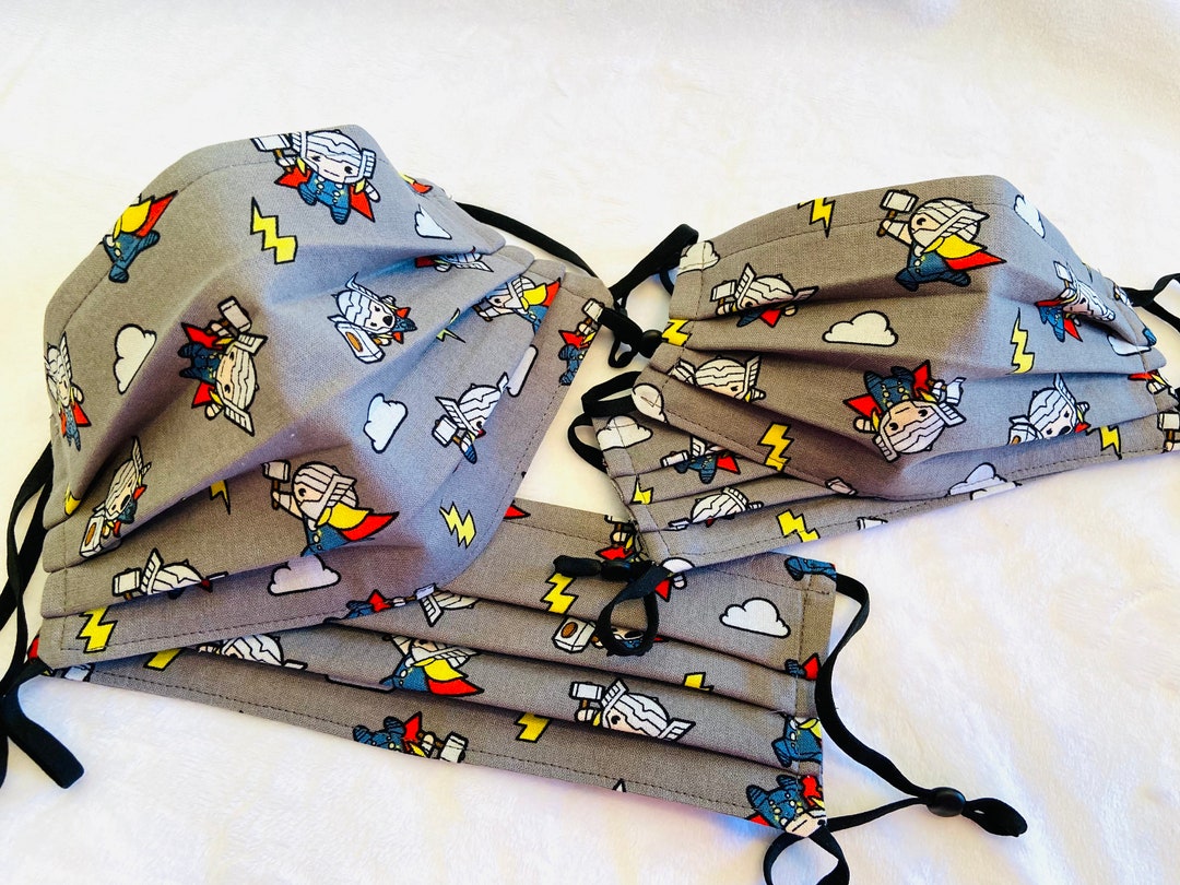 Marvel Baby Thor Face Mask - Etsy