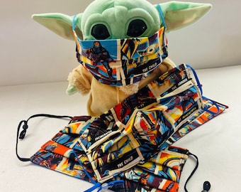 Steel Mandalorian Armor Face Mask, Disney Star Wars Cosplay Costume ...