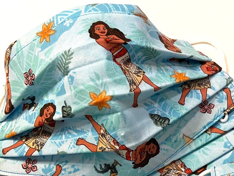 Blue Moana Face Mask - Etsy