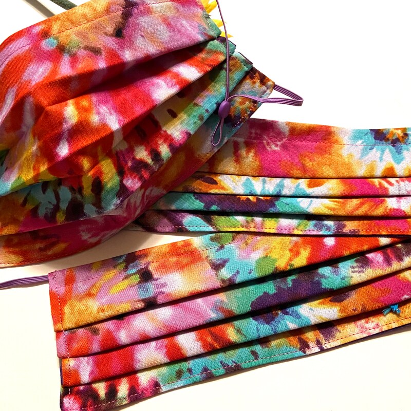 Tie Dye Face Mask - Etsy