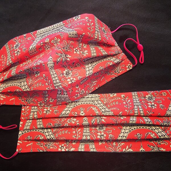 Eiffel Tower Face Mask - Etsy