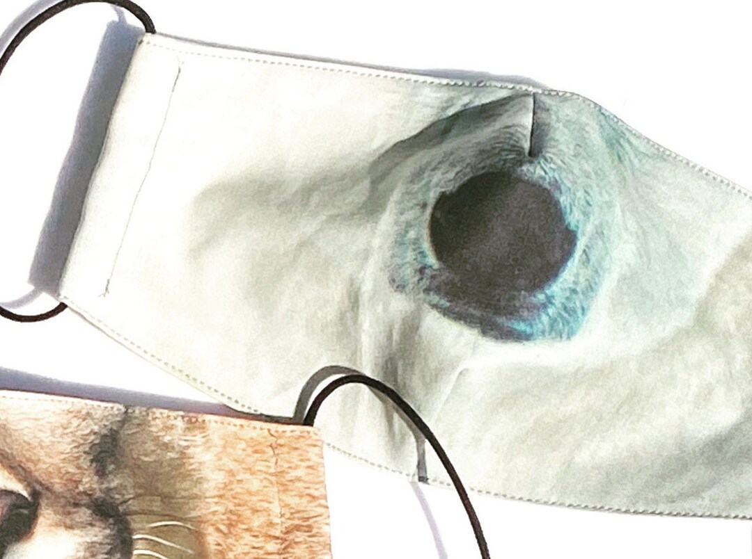 Realistic Polar Bear Face Mask - Etsy